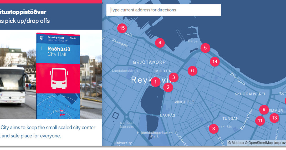 Reykjavik bus stops - Travel Reykjavik